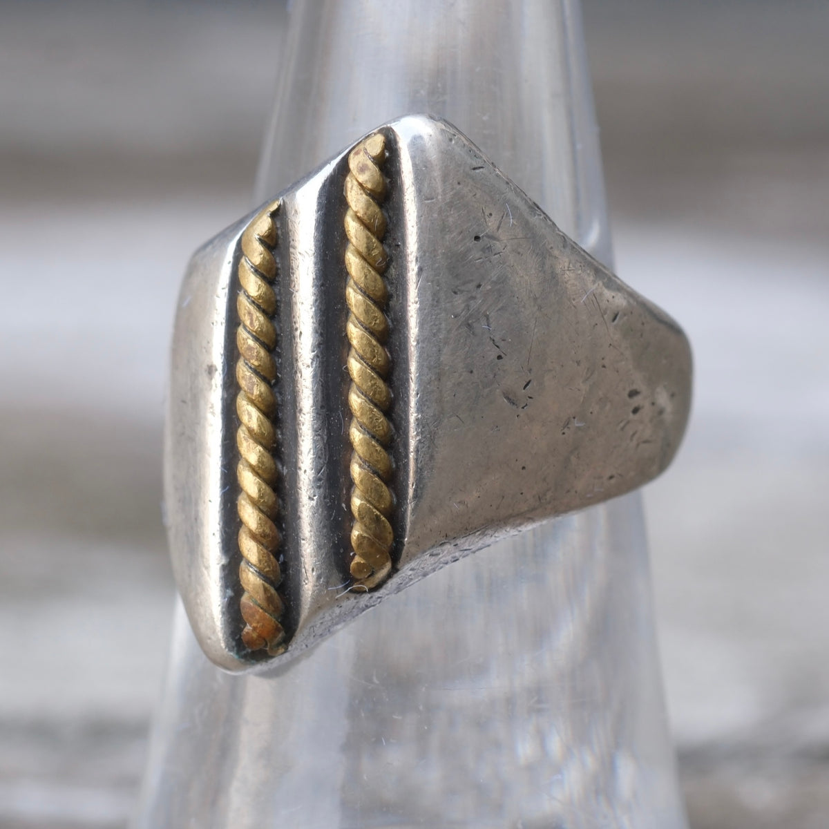 Vintage Sterling Silver Braided Copper Ring 6.5 – American Decay
