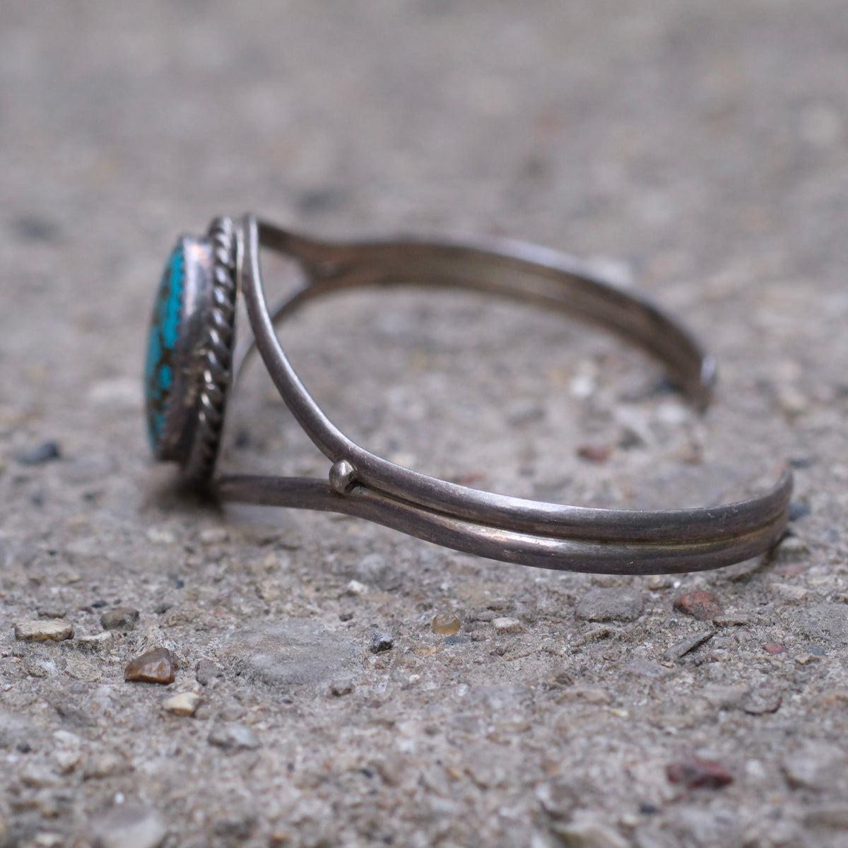 Vintage Sterling Turquoise Roper Cuff – American Decay